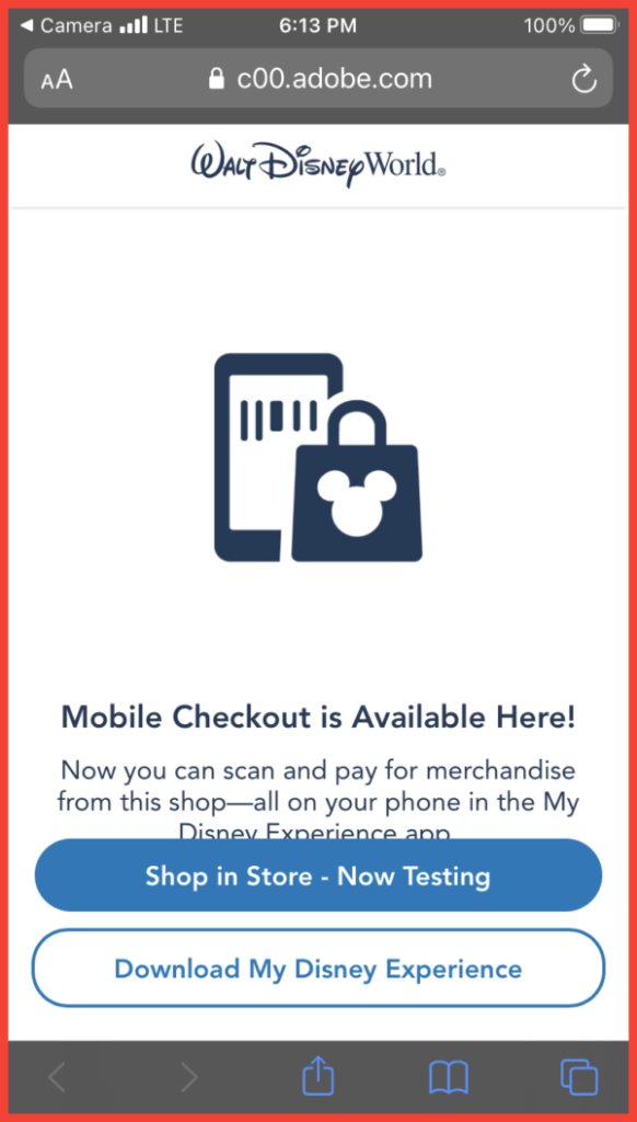 Disney World Now Testing Mobile Checkout – Skip The Checkout Line ...